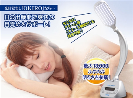 OKIRO（オキロー）光目覚まし時計その秘密